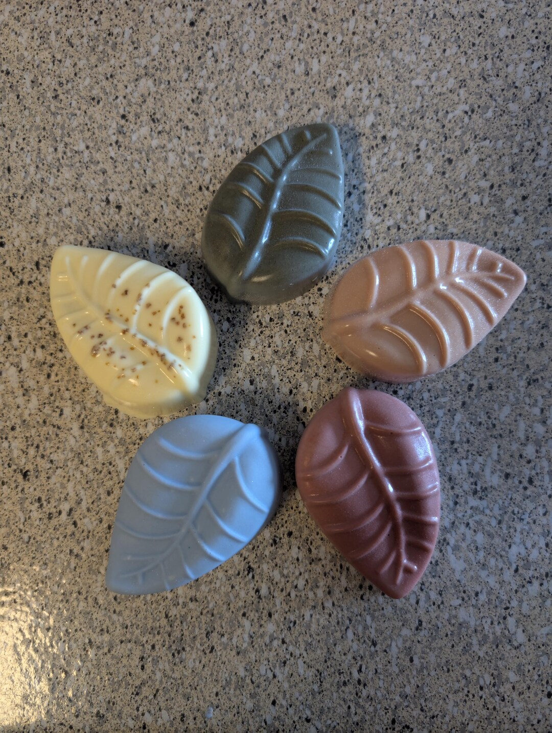 Leaf Shaped Exfoliating Hand/body Soaps - Etsy