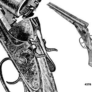 13 Vintage Shotguns PNG / Gun PNG / Firearm PNG / Engraved Gun Png ...