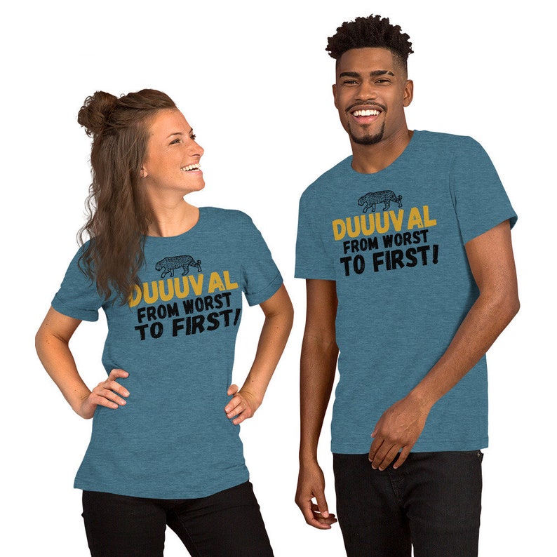 DUUUVAL From Worst to First Shirt, Jaguars Gear, Jags Shirt - Etsy