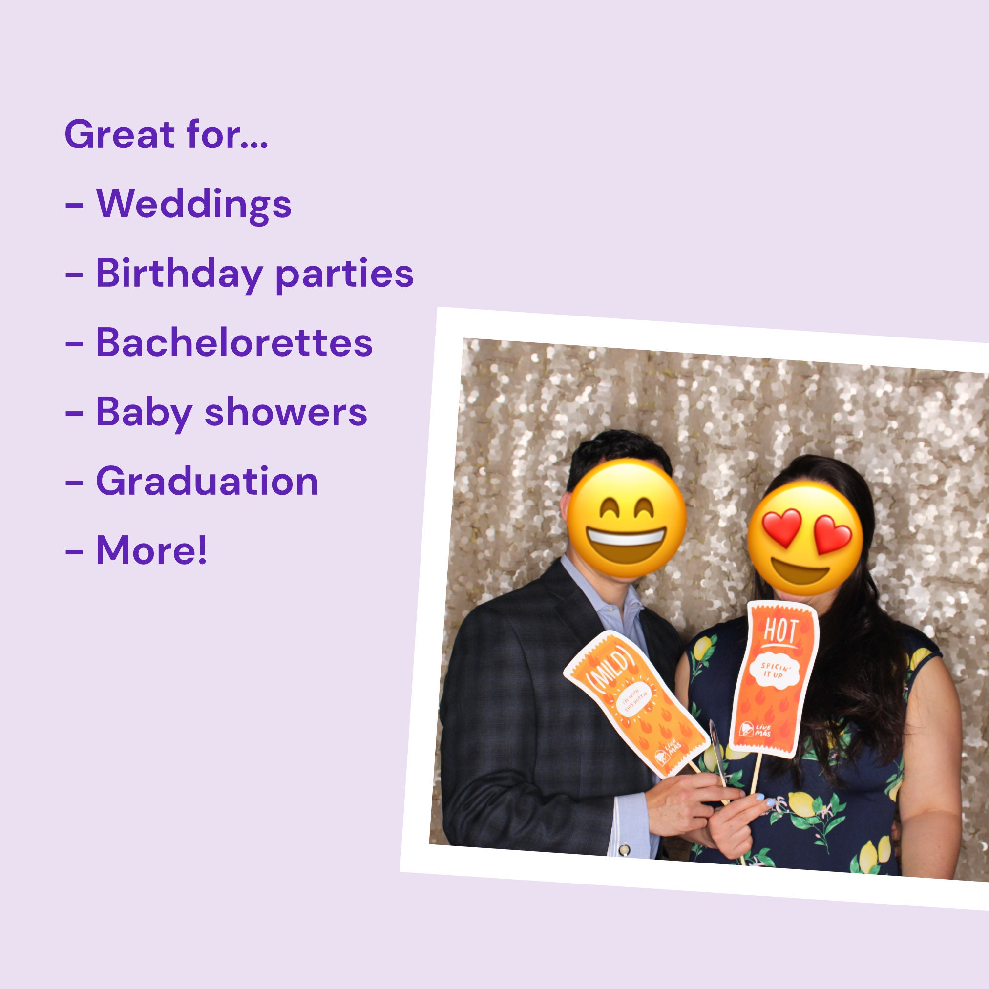 Taco Hot Sauce Packets Photo Booth Props Set of 6 - Instant Digital ...