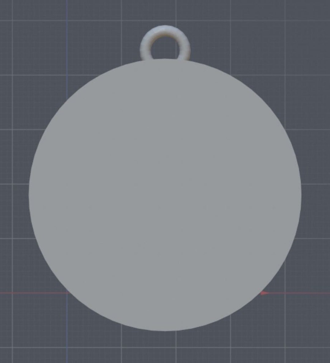 Circle Keyring/keychain Blank DIGITAL STL FILE - Etsy