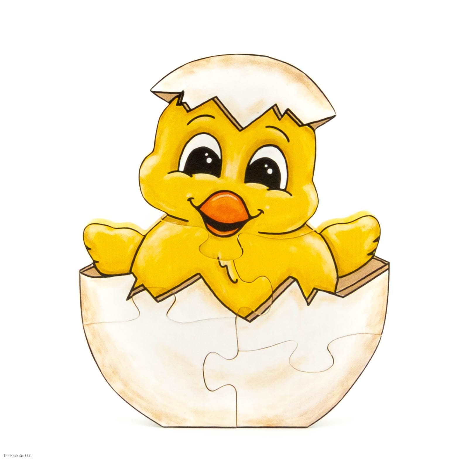 Chick Wood Puzzle, Chicken Puzzle, Egg Puzzle, Handmade Wooden Puzzle ...