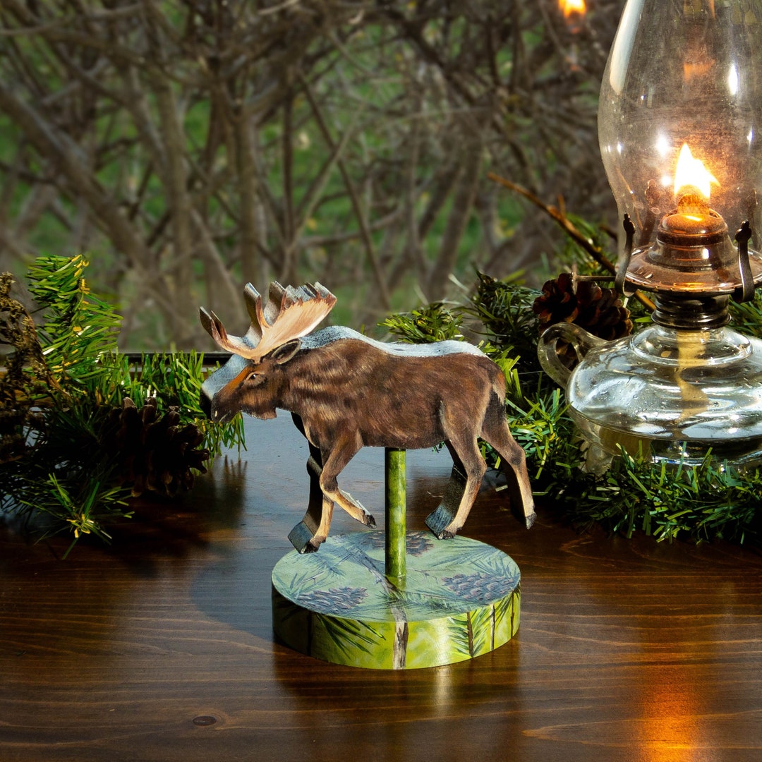 Moose Wood Home Décor, Pine Tree Camouflage Décor, Pine Cones, Nature ...