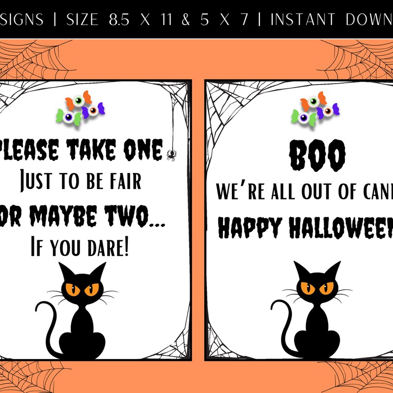 Please Take 2 Candy Sign - Etsy