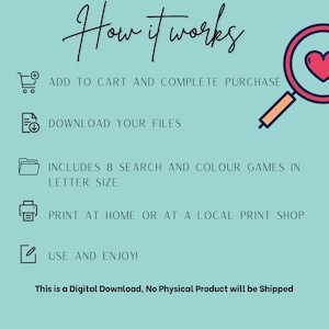 Search and Color Game Bundle, Printable Seek and Find Hidden Objects ...