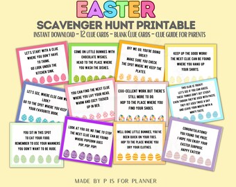 Outdoor Easter Egg Hunt, Easter Scavenger Hunt for Kids, Easter ...
