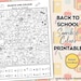 Back to School Search and Color Printable, Back to School Coloring ...