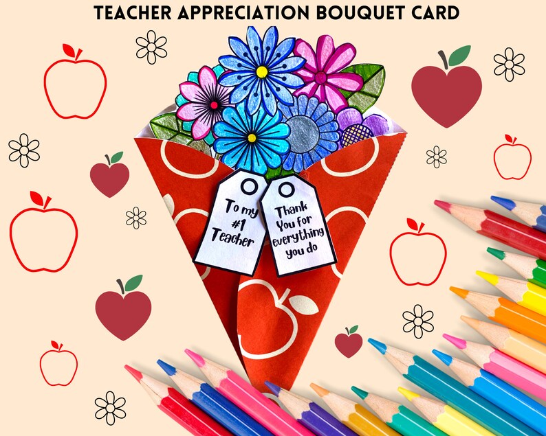 End of Year Teacher Card, New Teacher Appreciation, Printable Coloring ...