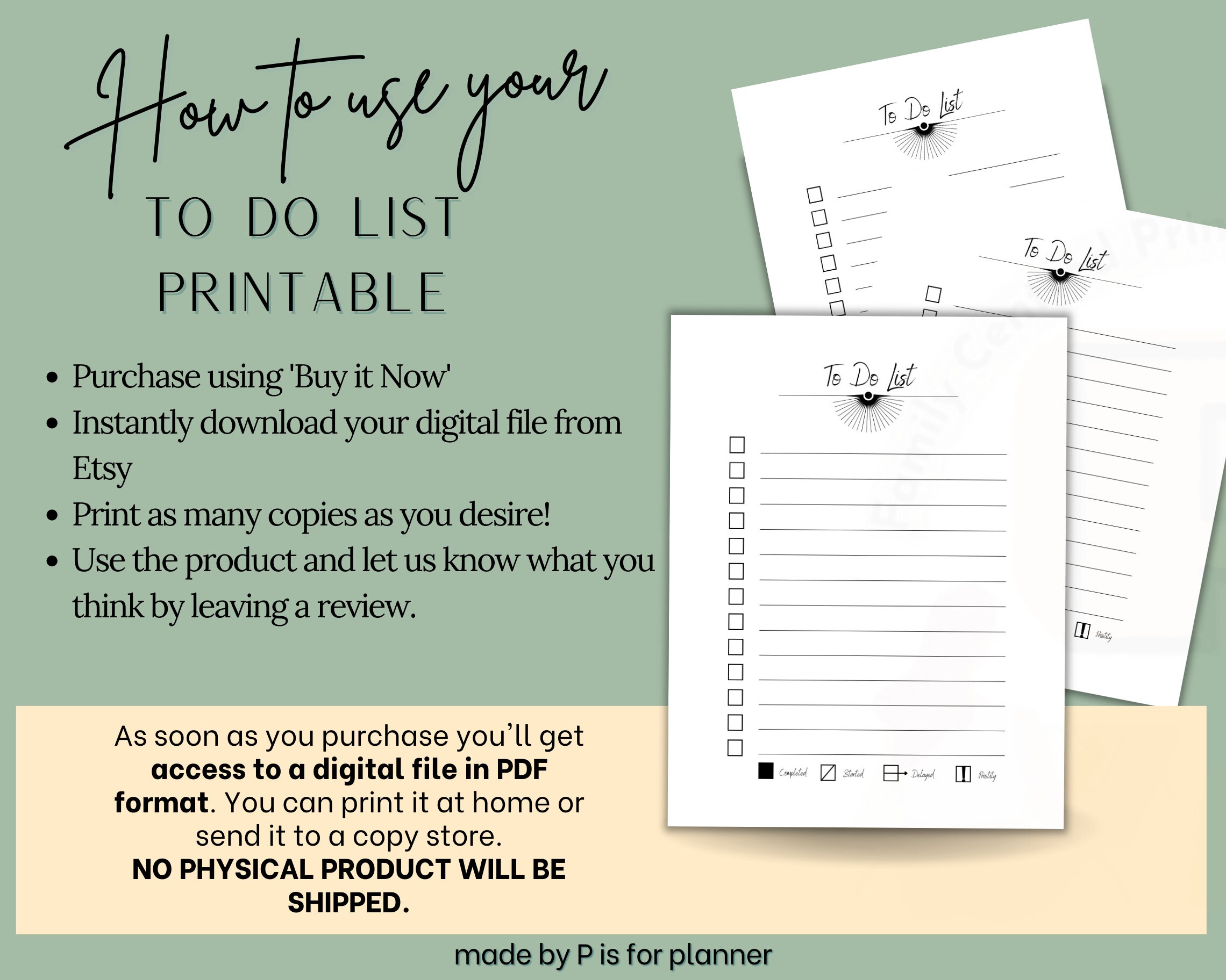 Minimal to Do List Printable Task List Template Printable - Etsy