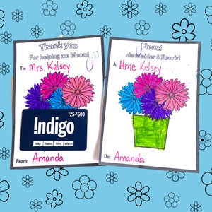 Teacher Appreciation Card, Handmade Greeting Card, End of the Year ...