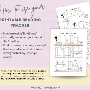 Printable Bookshelf Reading Tracker, Books Ive Read This Year ...