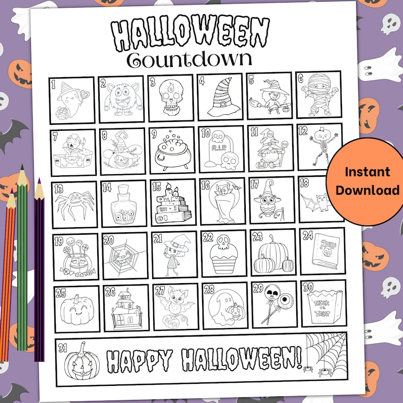 Halloween Countdown - Etsy
