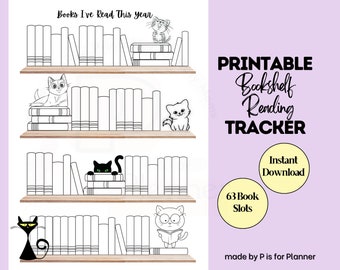 Bookshelf Reading Tracker - Etsy