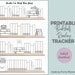 Book Tracker Printable Bookshelf Reading Log Planner Insert Plant Theme ...