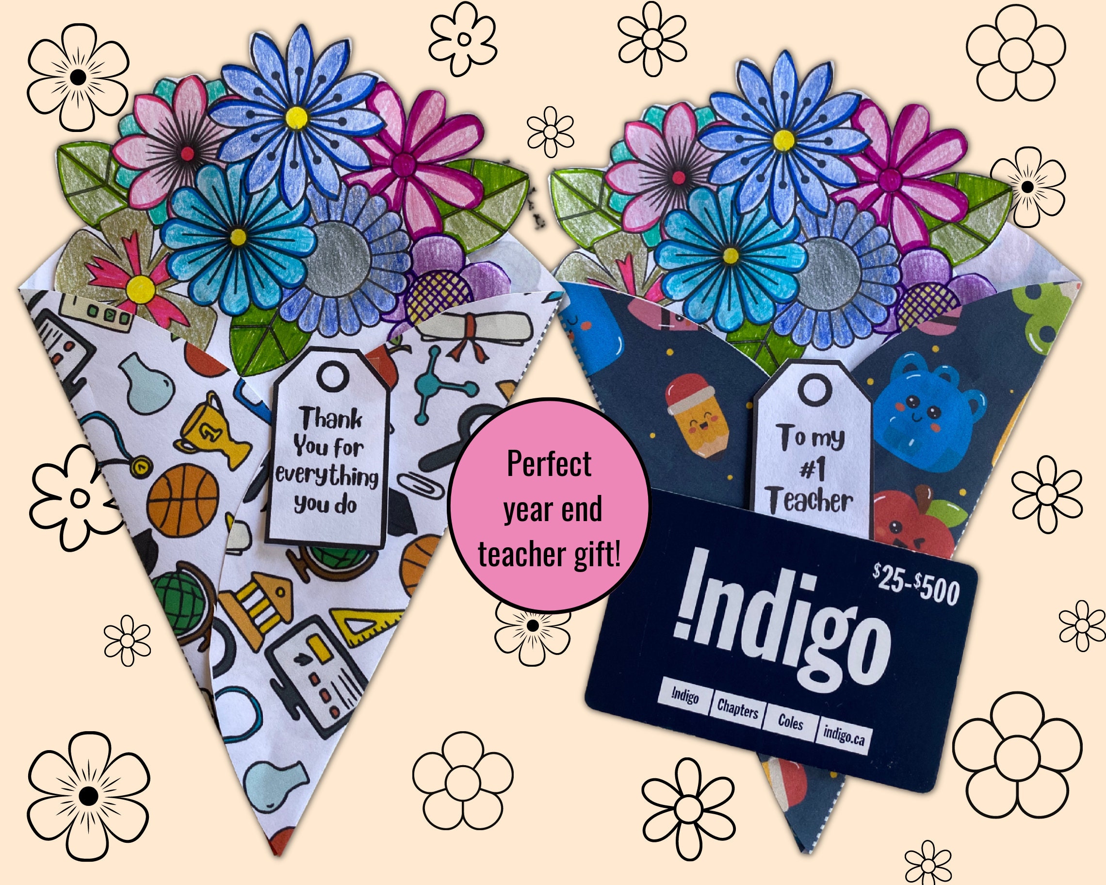 End of Year Teacher Card, New Teacher Appreciation, Printable Coloring ...