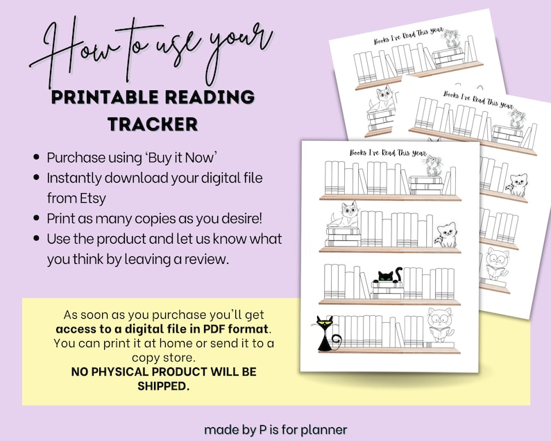 Bookshelf Printable, Reading Tracker, Reading Challenge, Reading ...