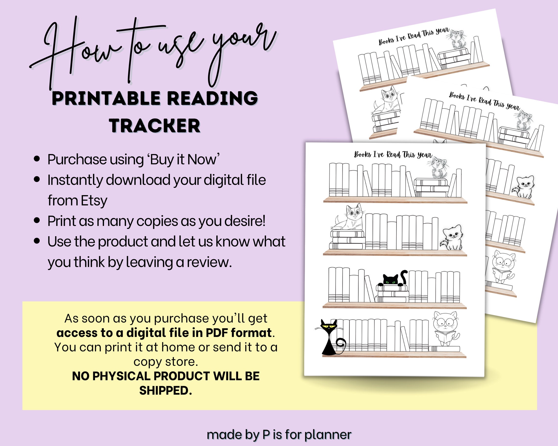 Bookshelf Printable, Reading Tracker, Reading Challenge, Reading ...