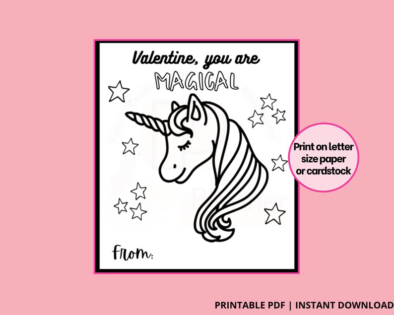 Color Your Own Valentine Cards, Printable Valentines Cards, Classroom ...