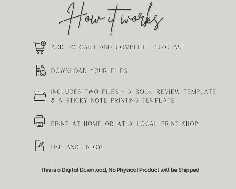 Book Review Sticky Notes, Printable Sticky Note Template, Book Review ...