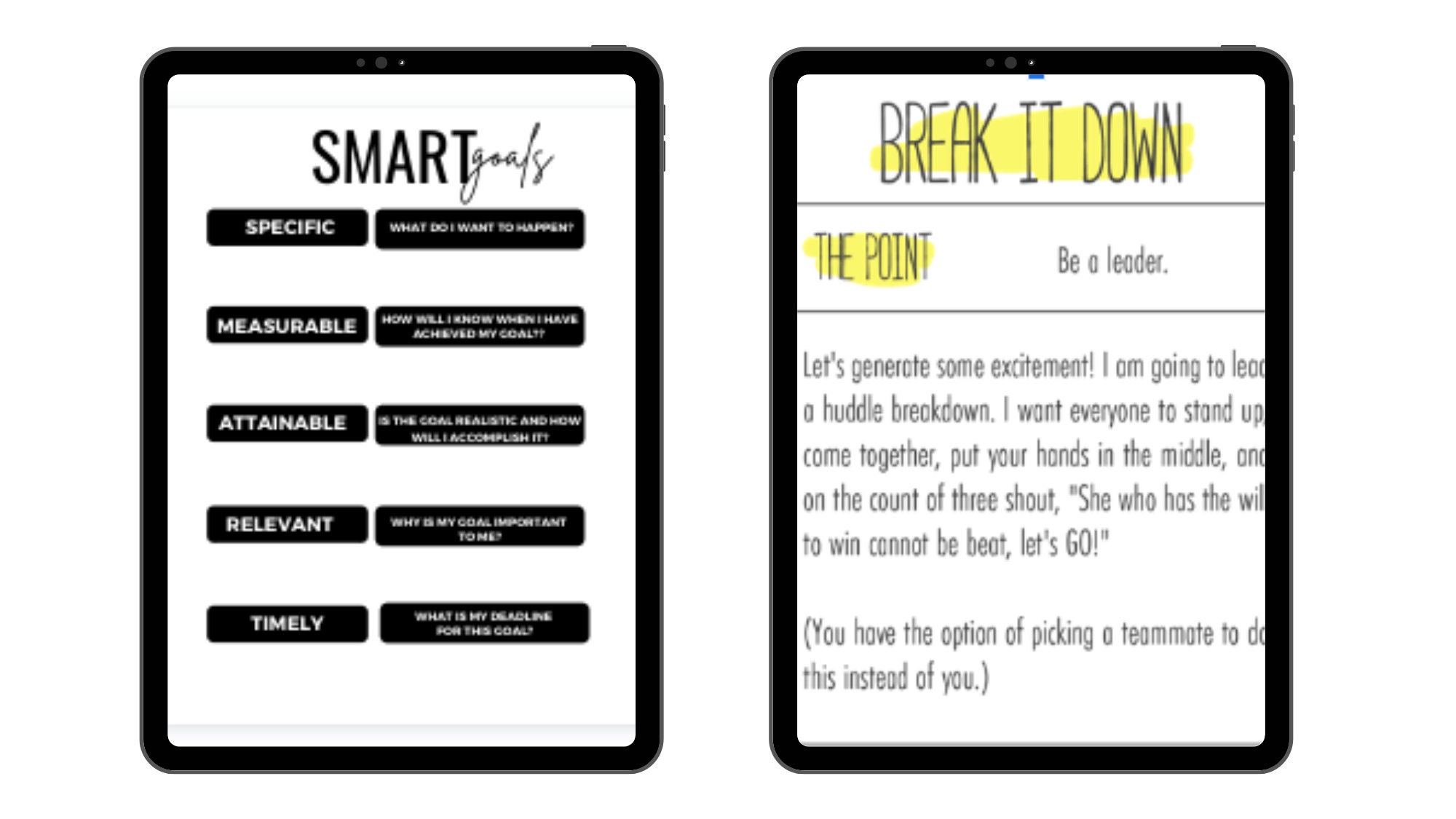 Team Building Workbook for HS Sports Teams - Etsy