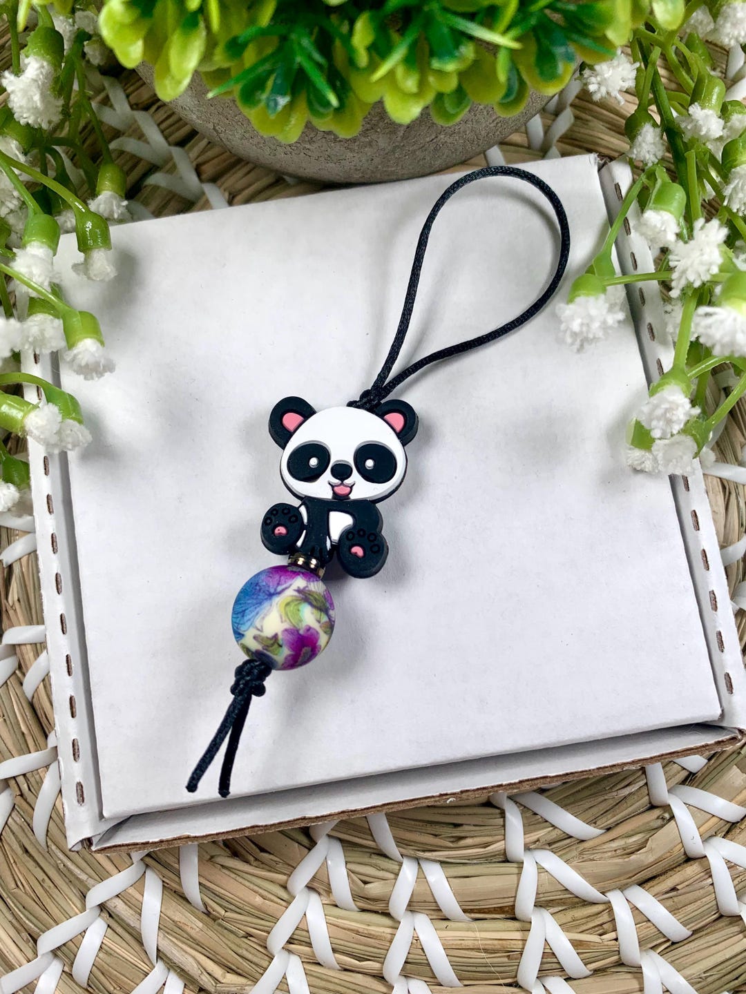 Silicone Panda Zipper Pull for Back Pack, Jackets, Purses. - Etsy