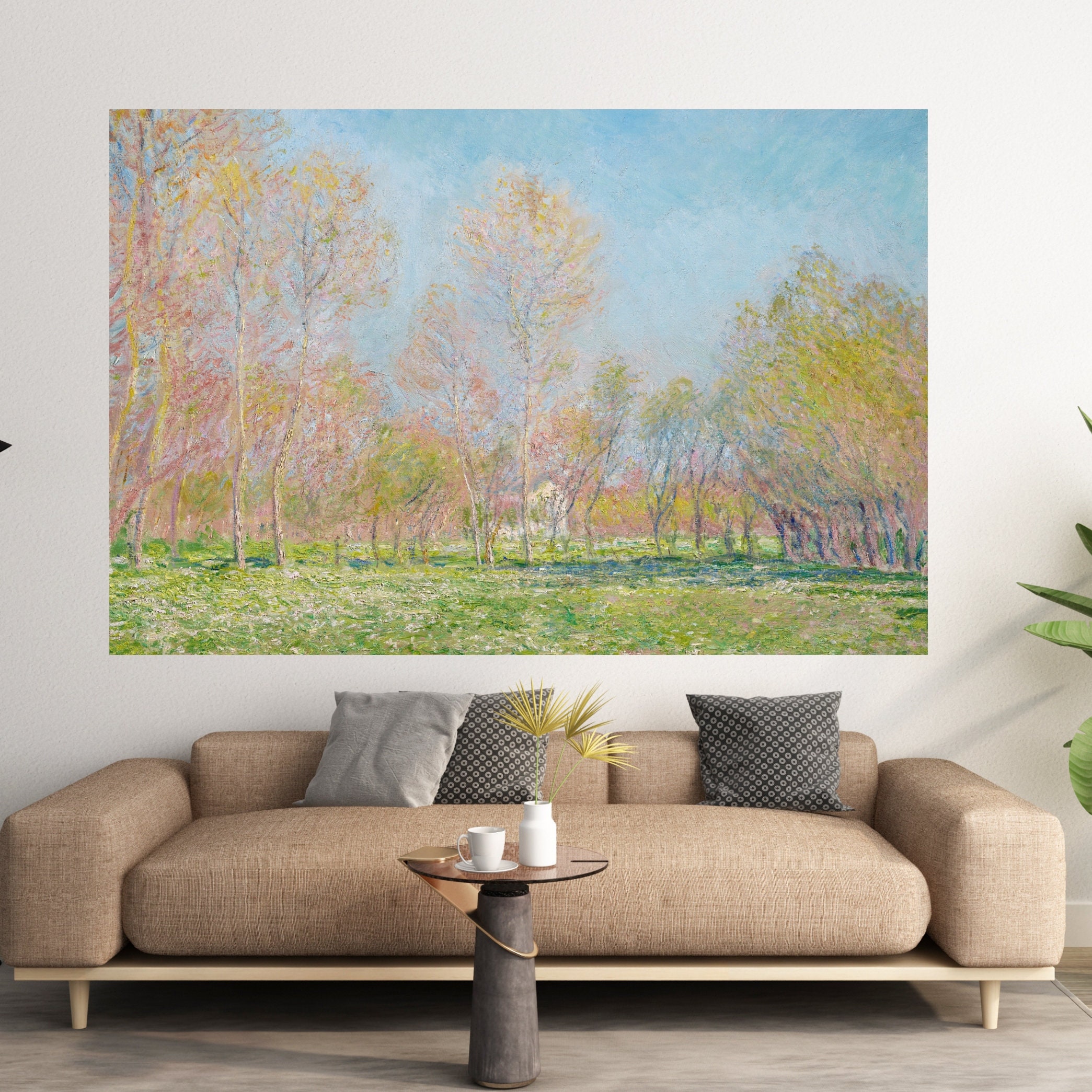 Spring in Giverny by Claude Monet, Digital Wall Art, Downloadable Art ...
