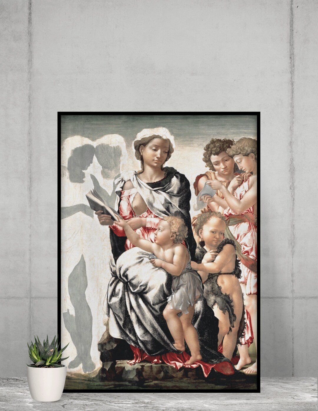 Manchester Madonna, Michelangelo, Instant Download, Famous Historical ...