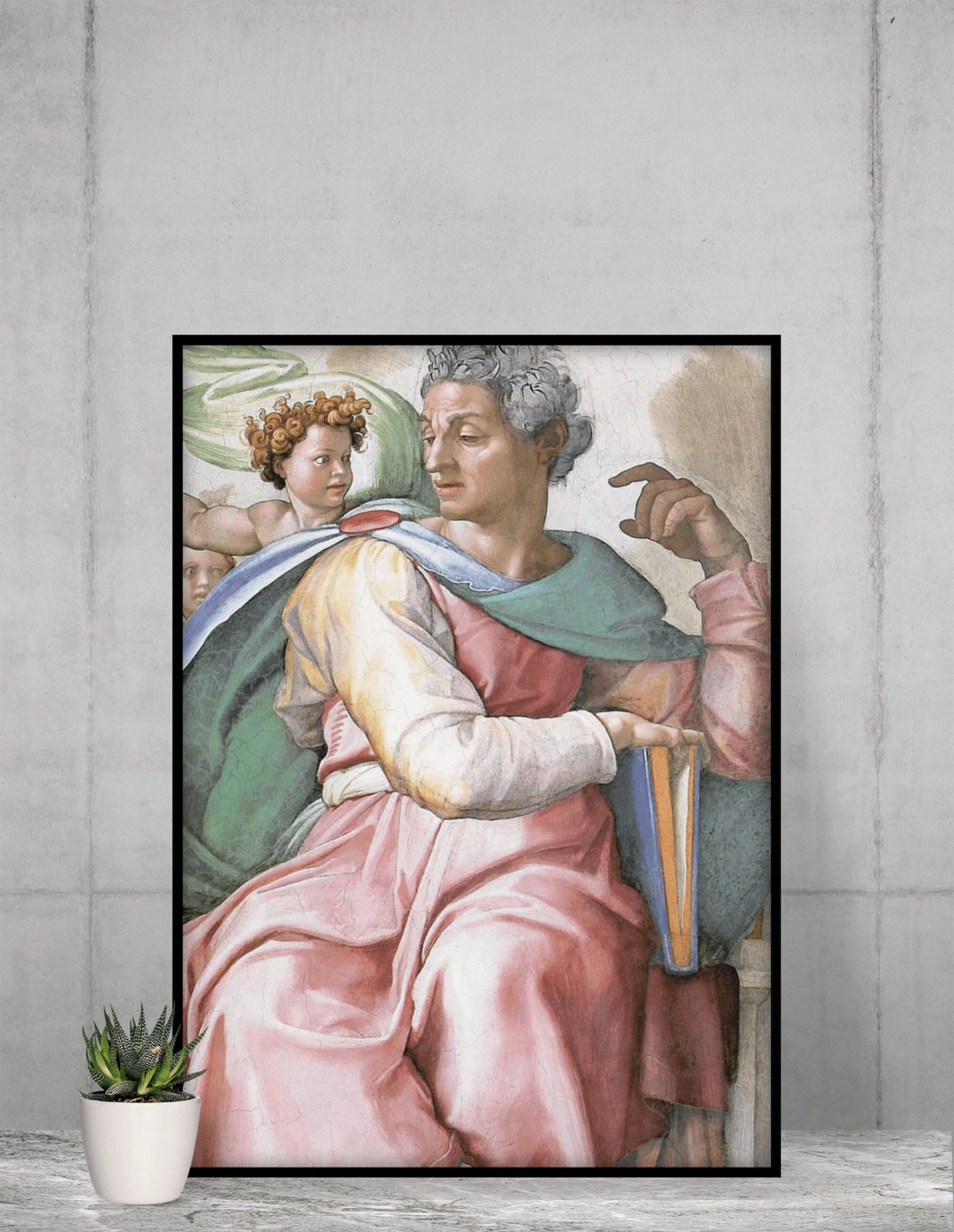 Isaiah, Michelangelo, Instant Download, Famous Paintings, Vintage Wall ...