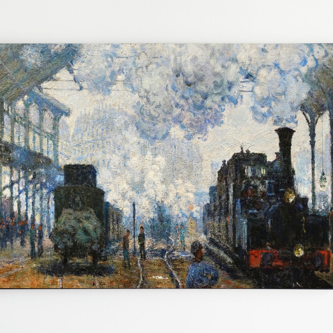 Monet 'normandy Train' Vintage Art Print: Famous Impressionist Painting ...