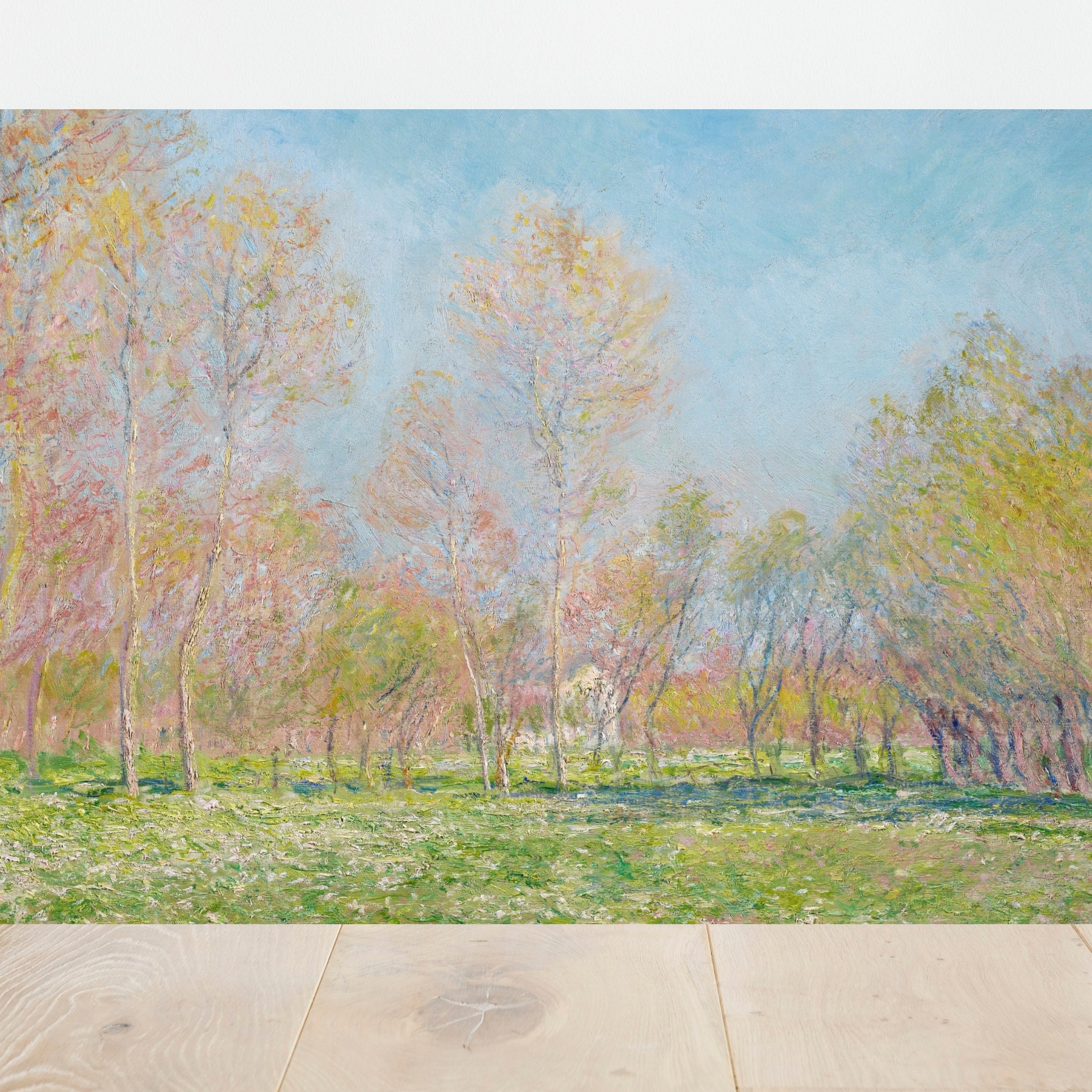 Spring in Giverny by Claude Monet, Digital Wall Art, Downloadable Art ...