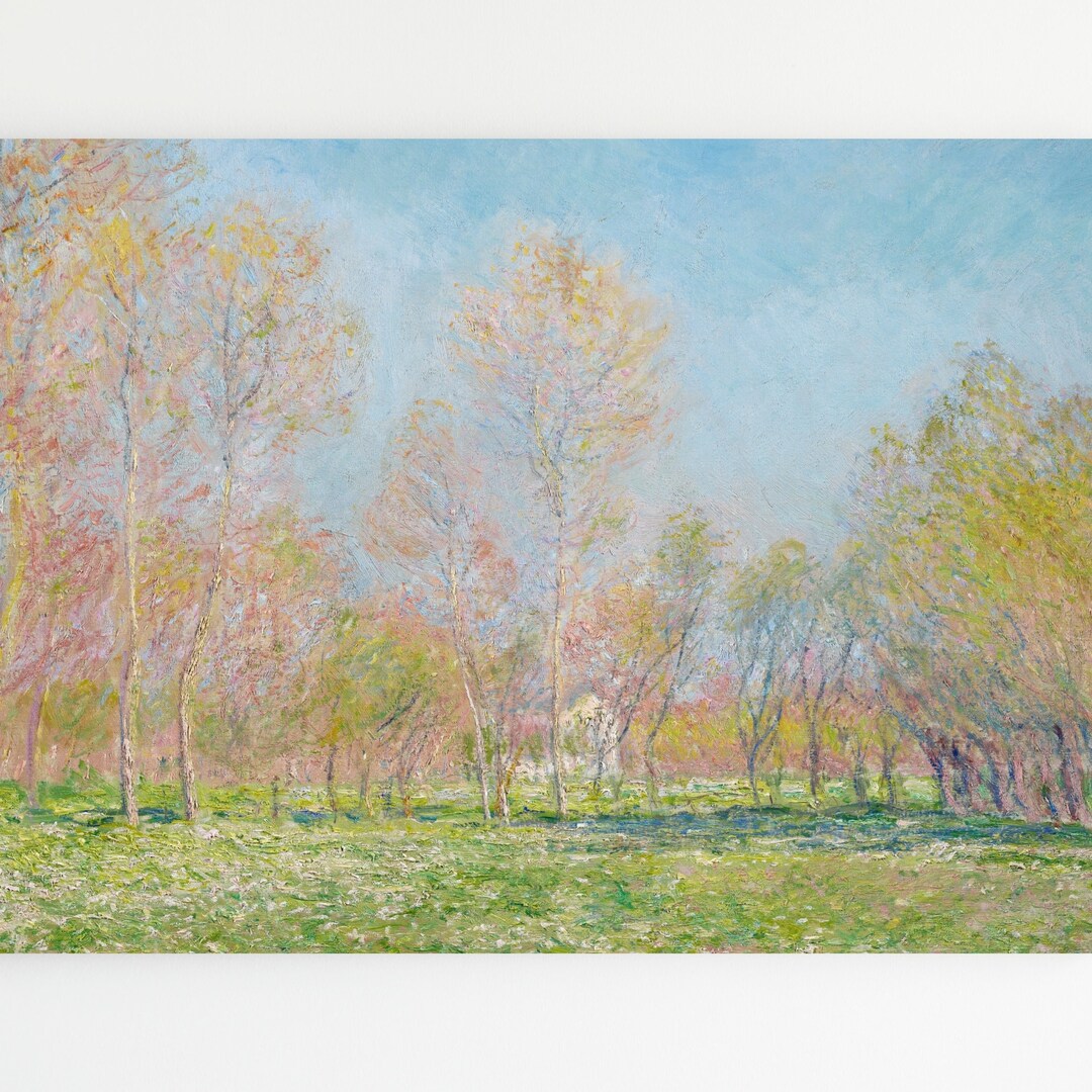 Spring in Giverny by Claude Monet, Digital Wall Art, Downloadable Art ...