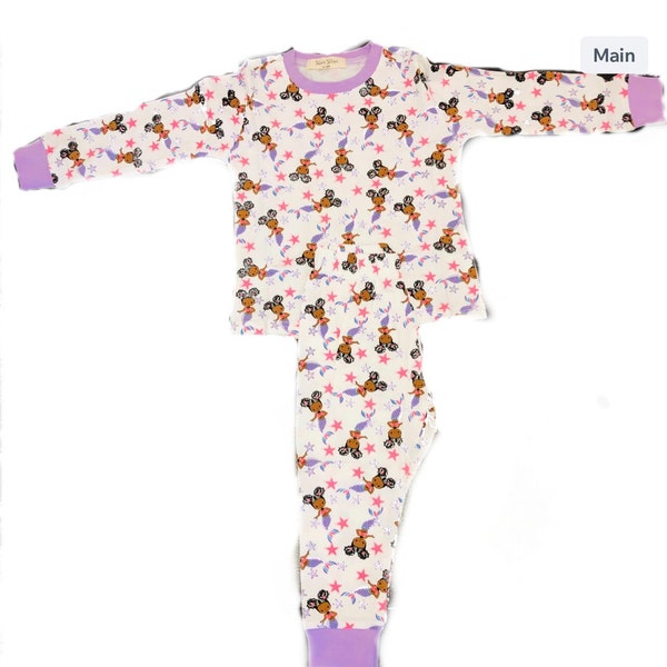 Mermaid Pajamas for Kids - Etsy