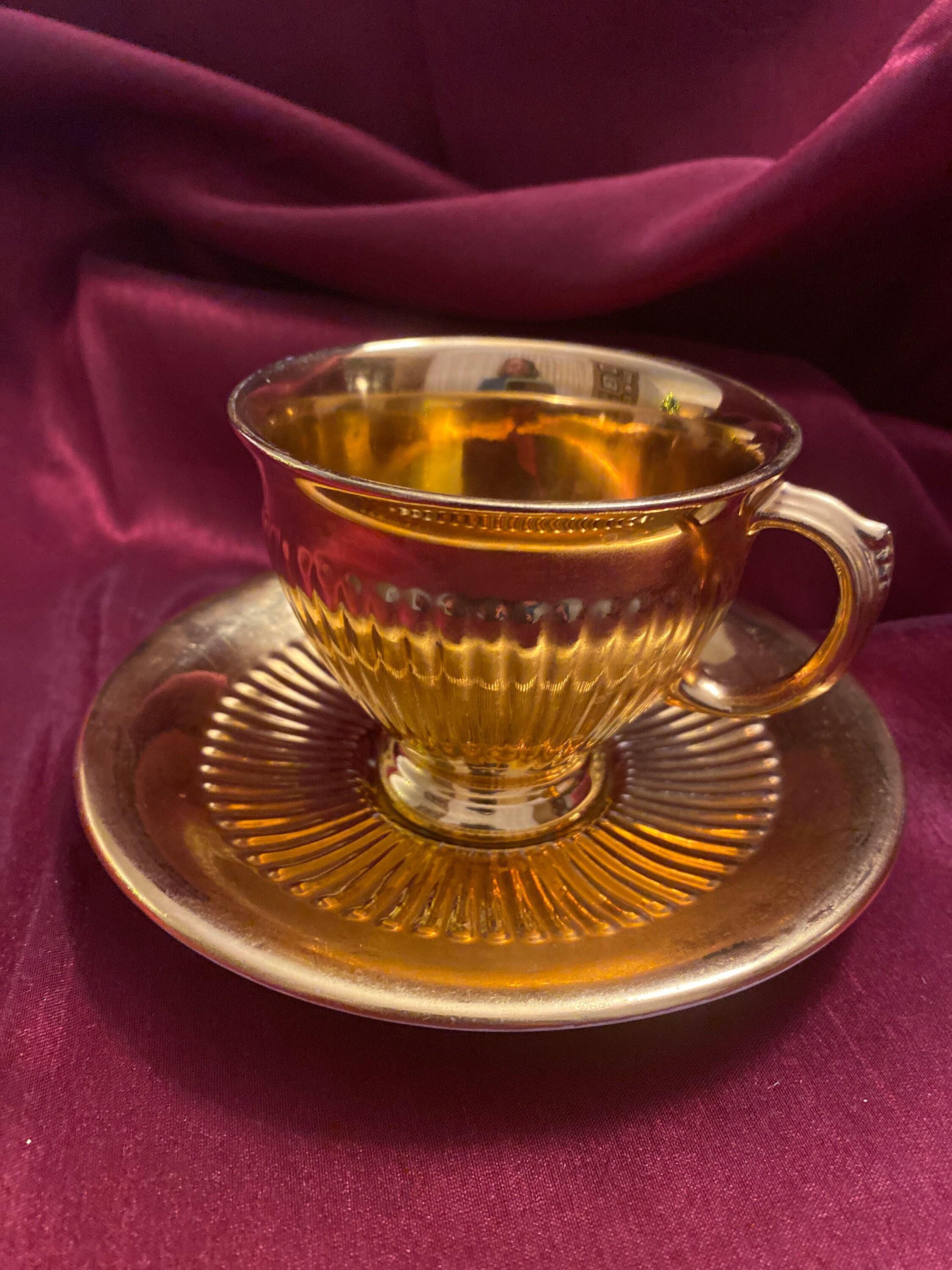 Royal Winton Grimwades Golden Age Lusterware Cup and Saucer - Etsy