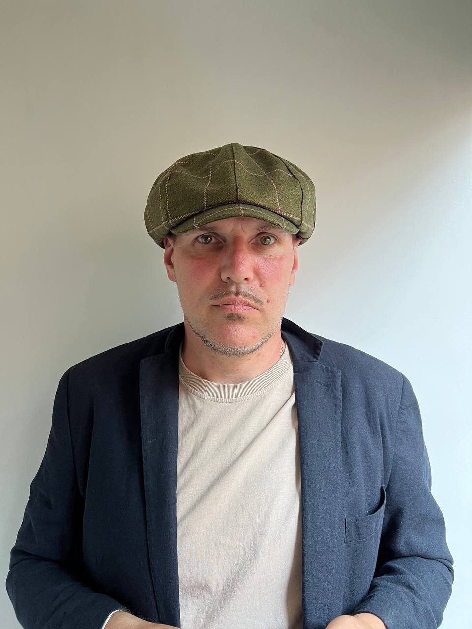 Green Grove Wool Hooligan Hat Wool Newsboy Cap Peaky - Etsy