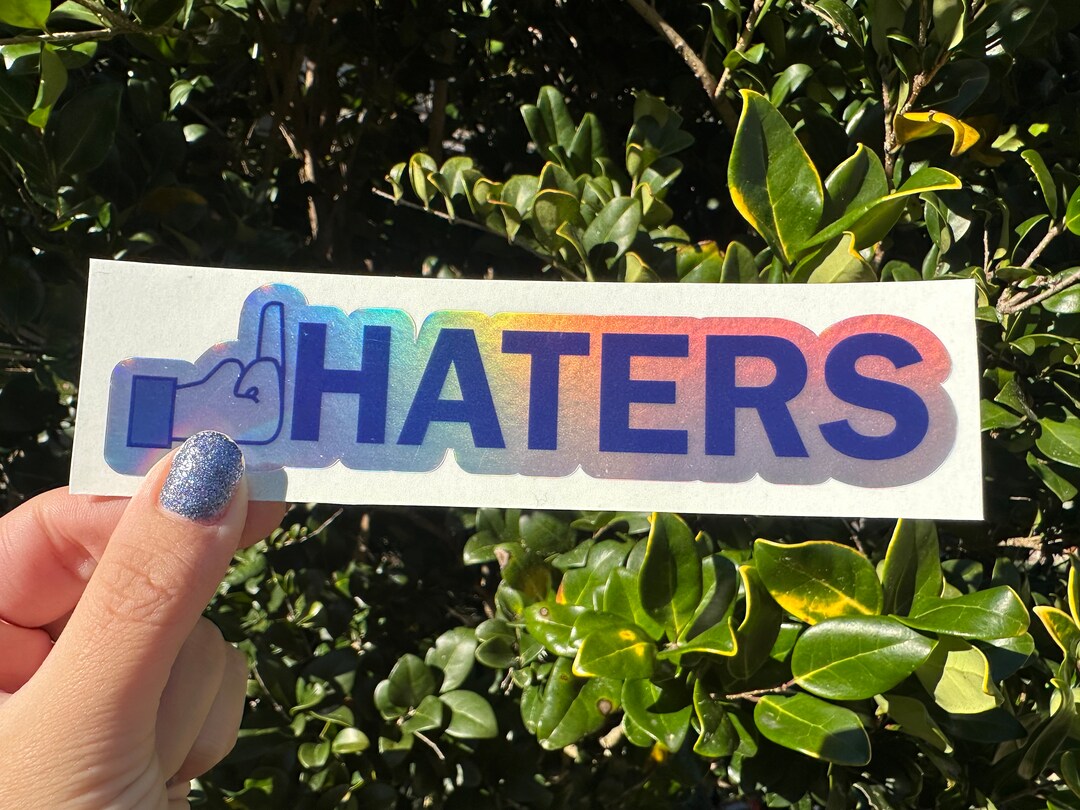 Fck Haters Decal - Etsy