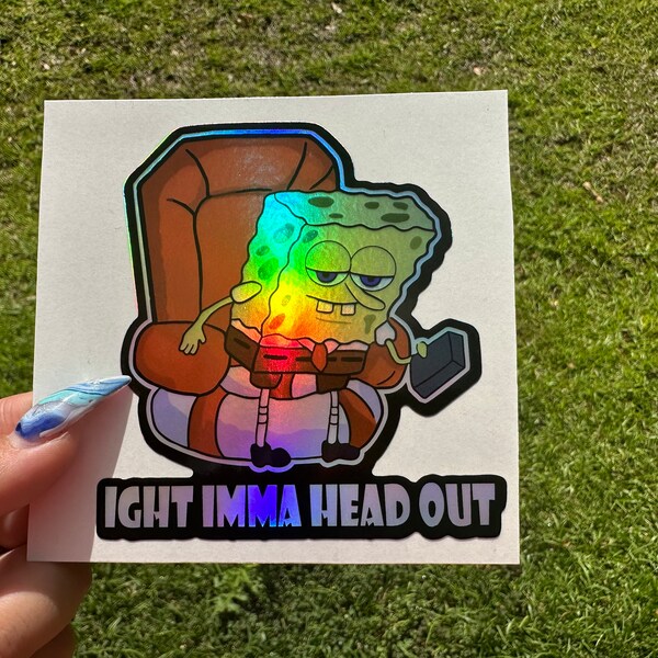 Spongebob Imma Head Out Svg - Etsy