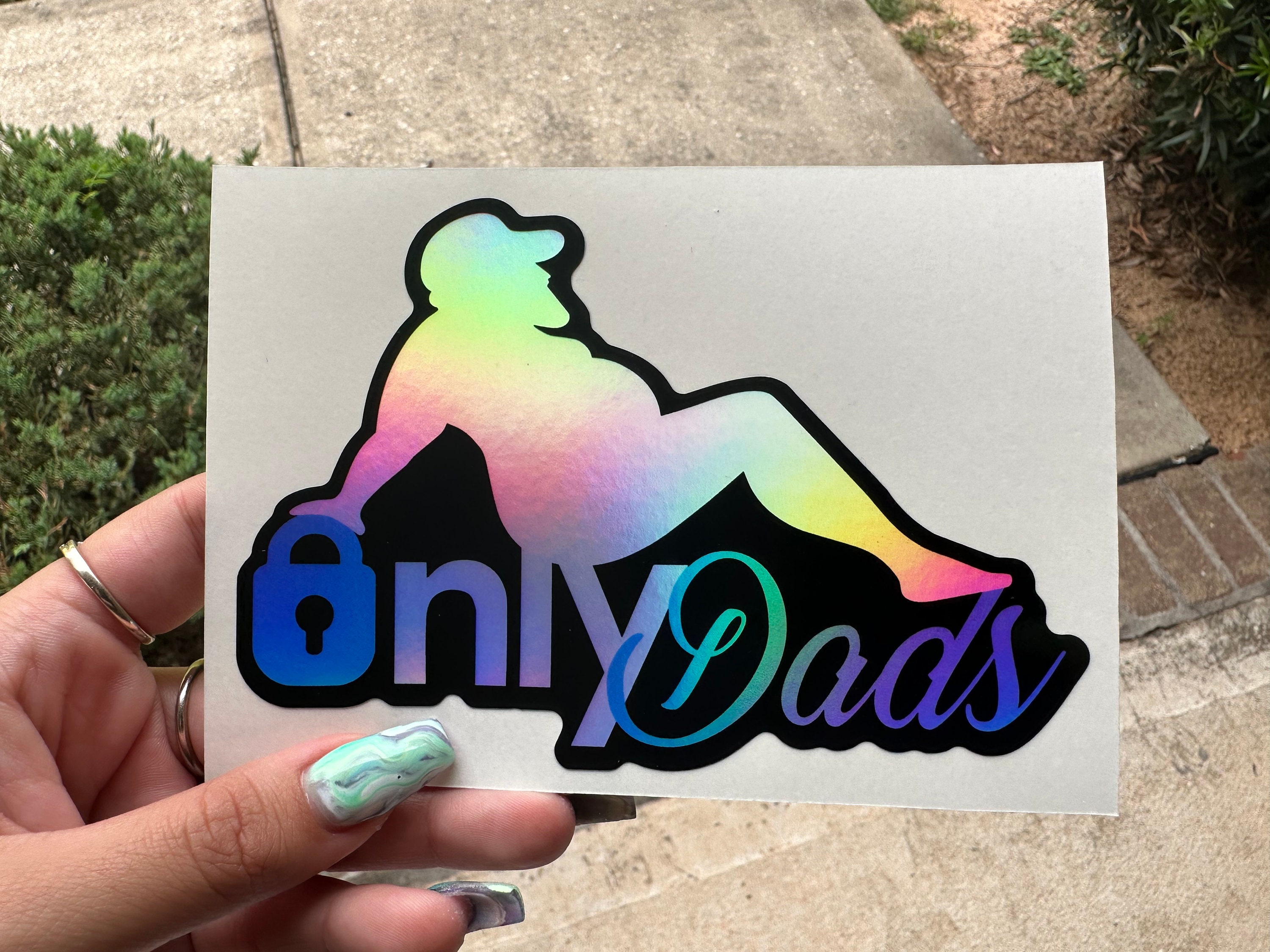 Only Dads Decal Etsy