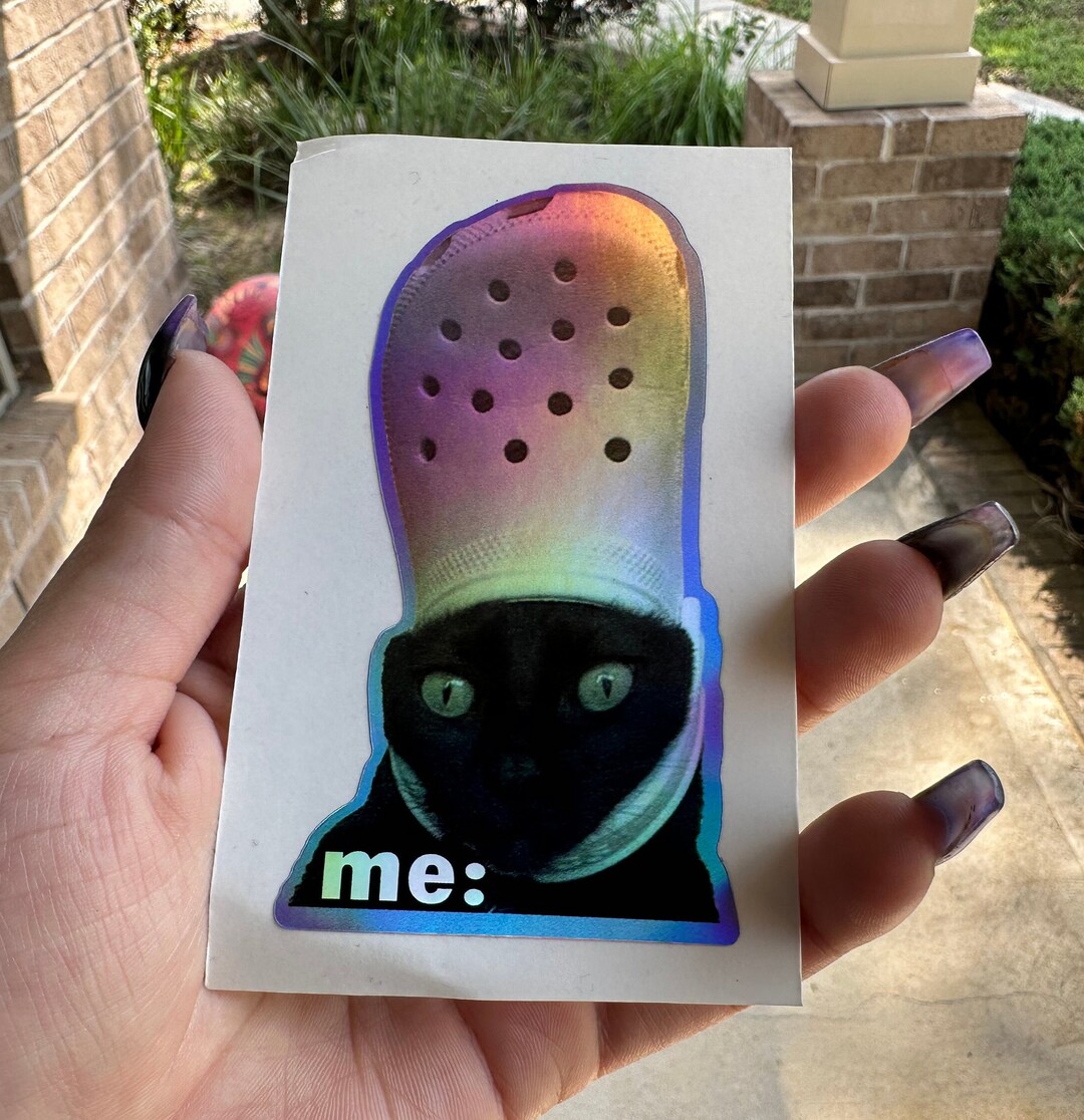 Crococat Decal - Etsy