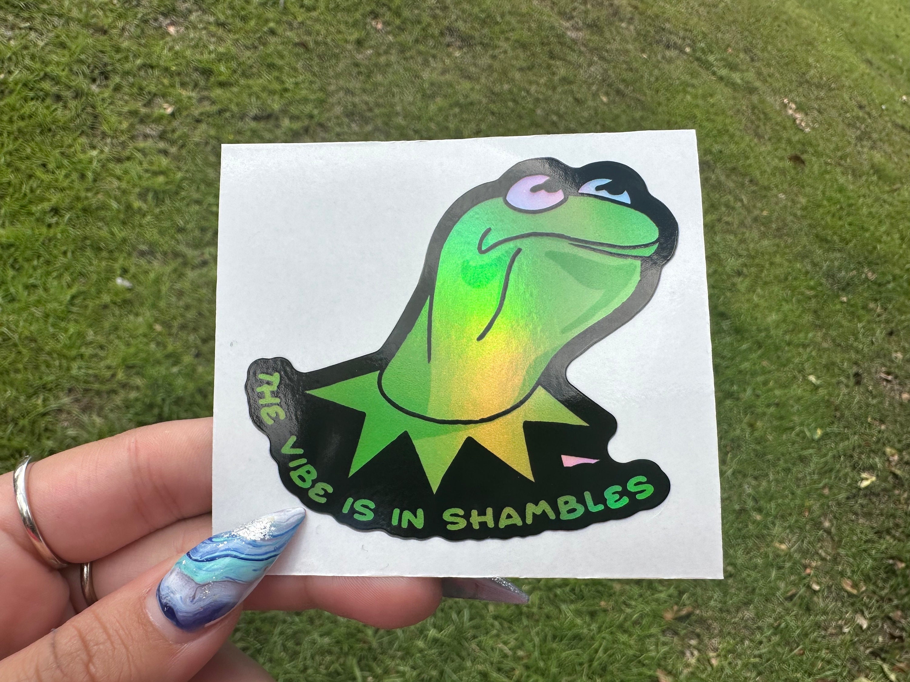 Kermit-my Life is in Shambles Decal - Etsy