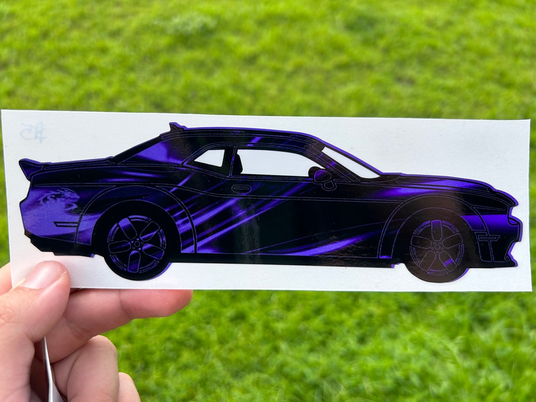 Purple Challenger (side) Decal - Etsy