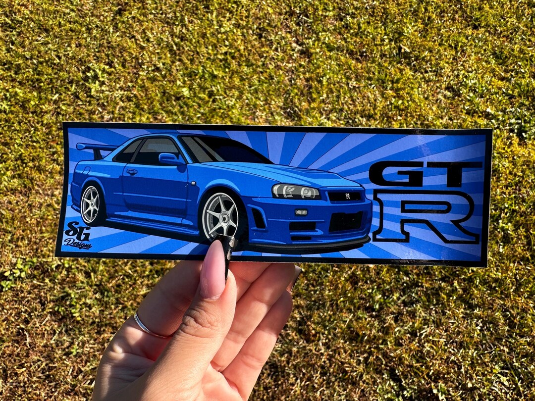 Nissan GTR Holo Decal - Etsy