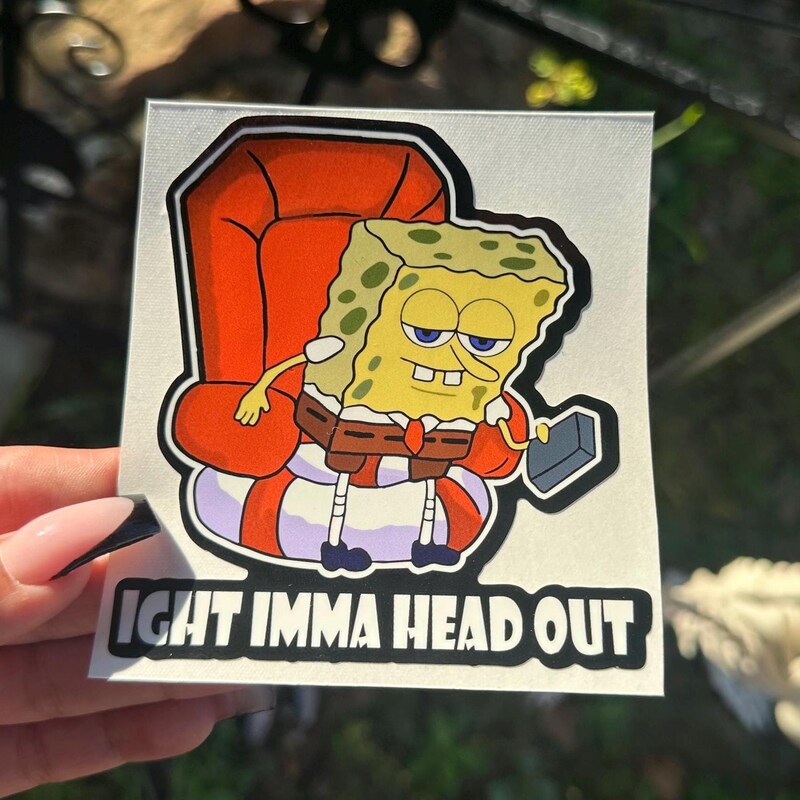 Spongebob Head Out - Etsy