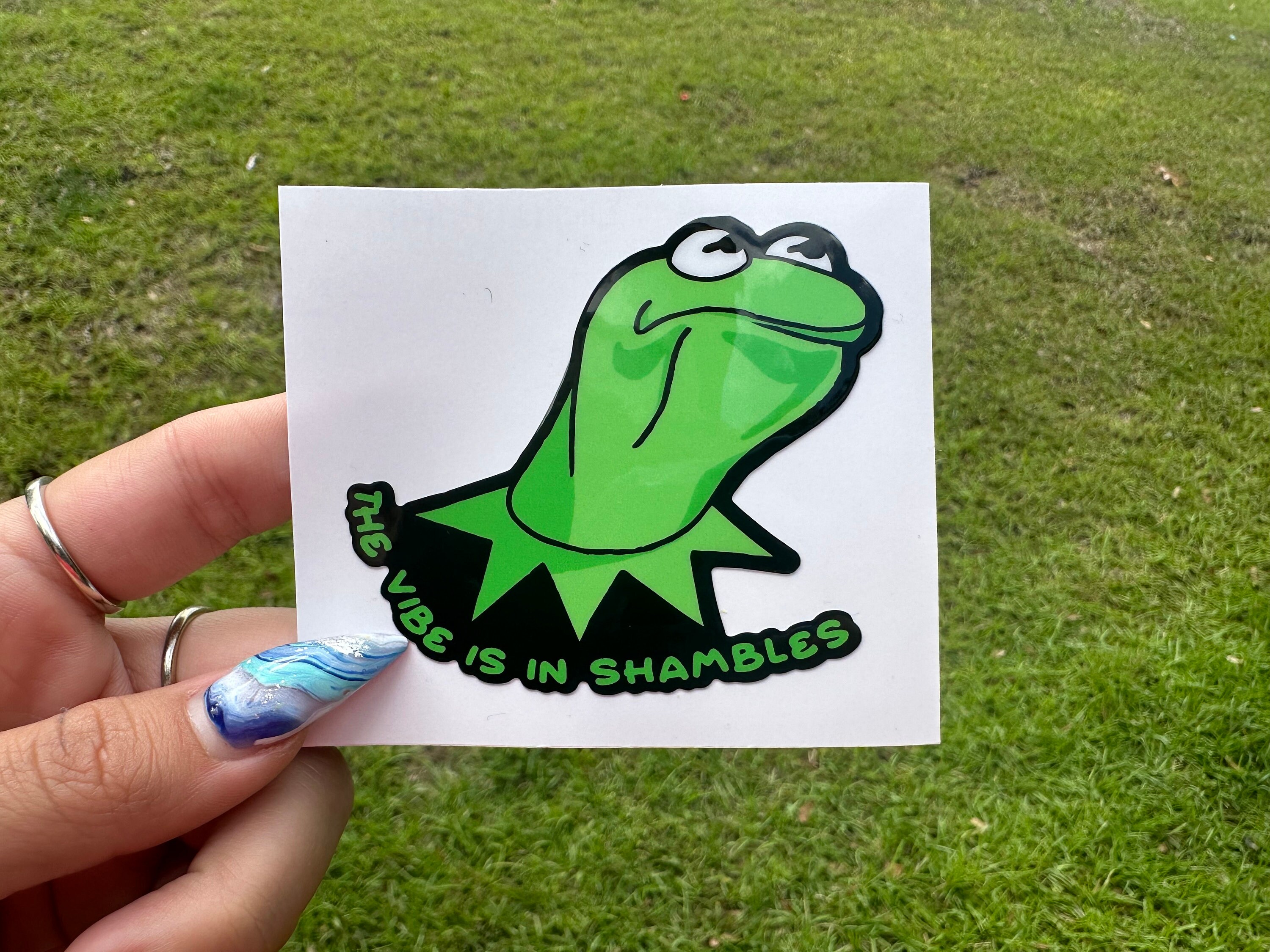 Kermit-my Life is in Shambles Decal - Etsy