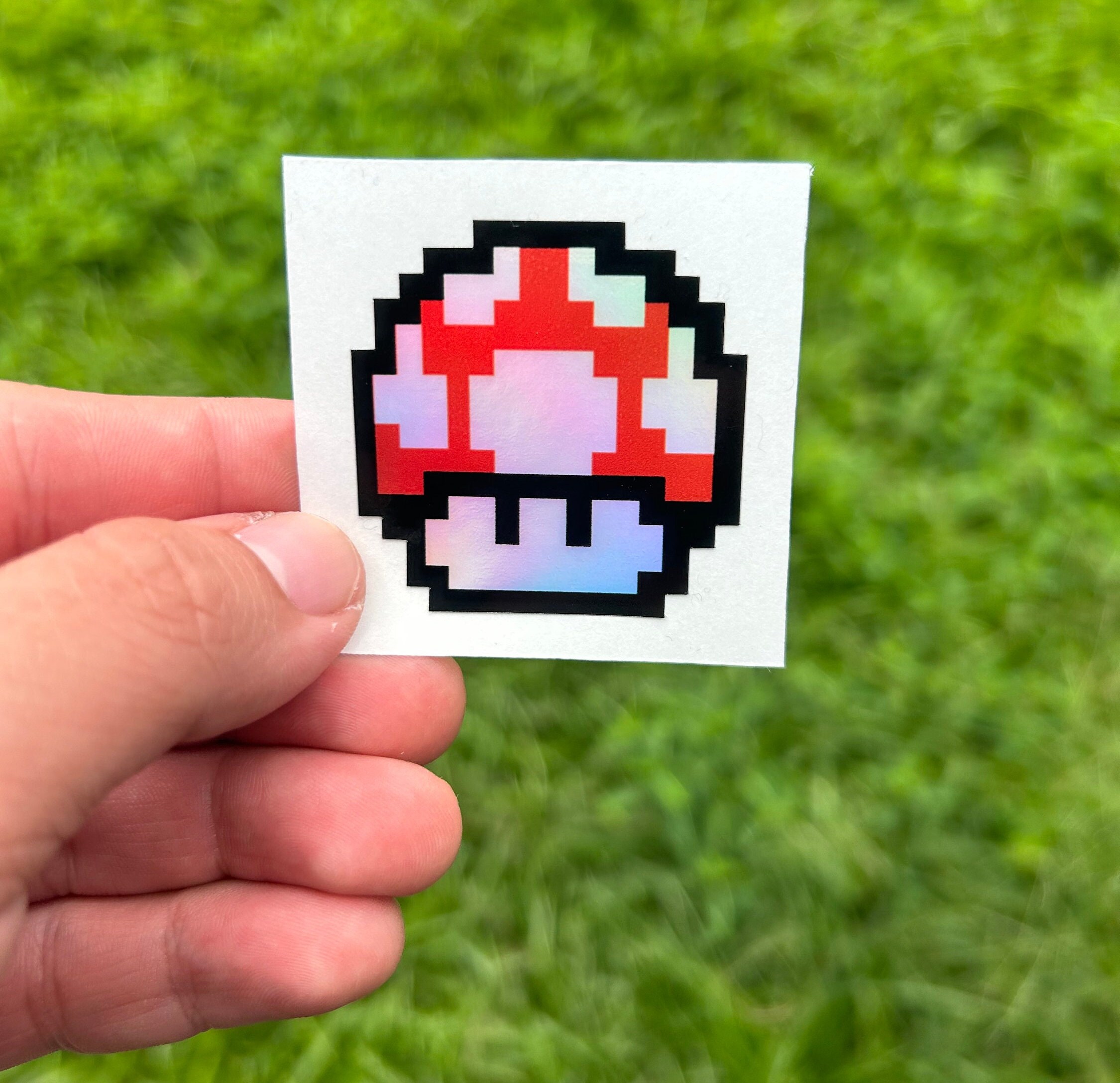 Mario Mushroom Decal - Etsy