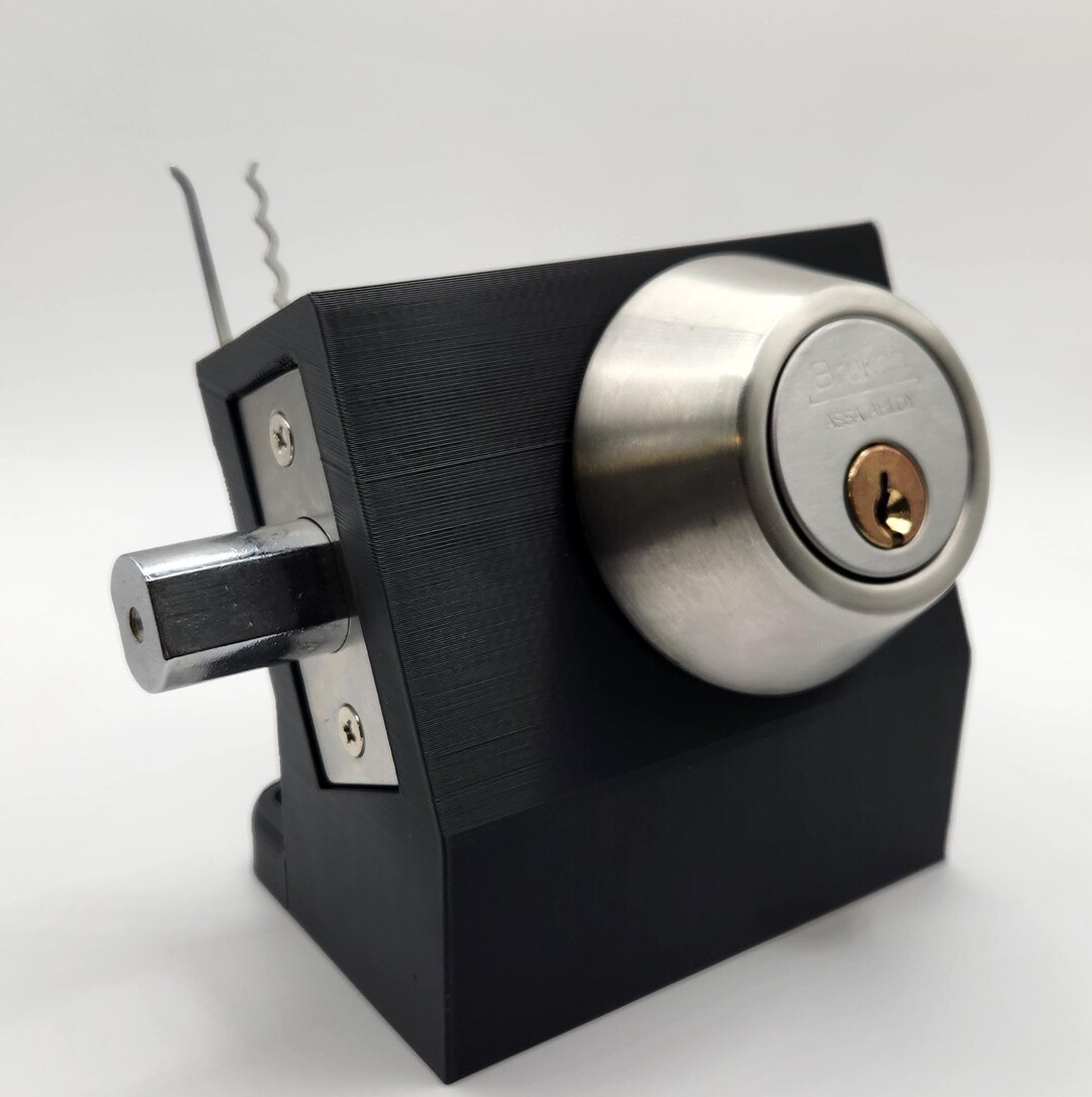 Locksport Lock Picking Classroom / Desktop Training and Practice Stand ...