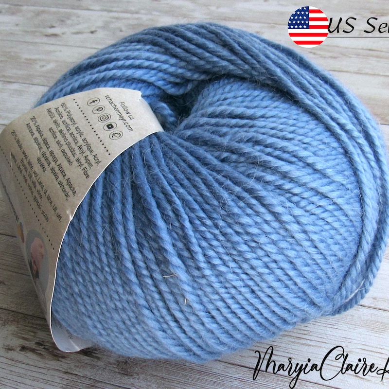Blue Yarn - Etsy