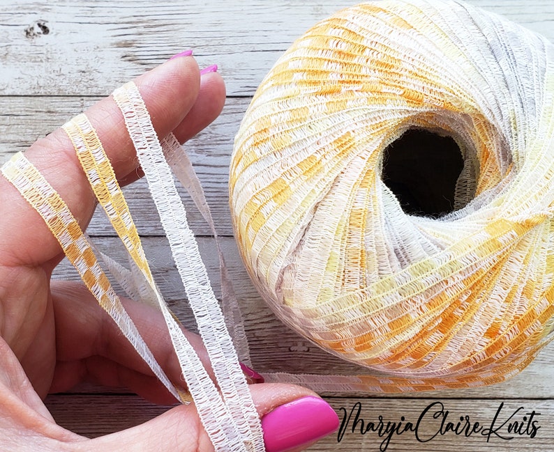 Ribbon Yarn Lightweight, Berlini Race Track Le Mans Yarn, Multicolor 3/ ...