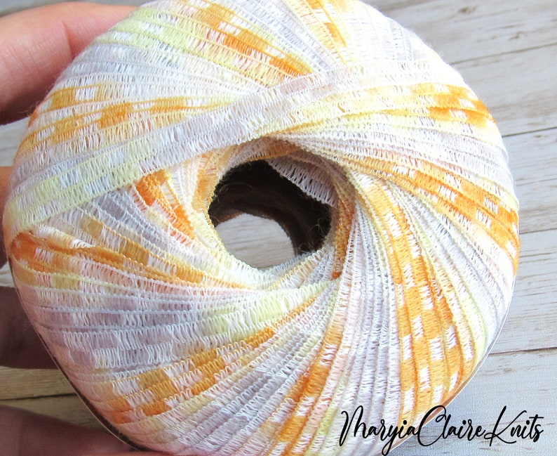 Ribbon Yarn Lightweight, Berlini Race Track Le Mans Yarn, Multicolor 3/ ...