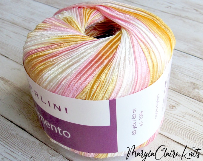 Italian Metallic Ribbon Ladder Yarn Berlini East Track, 1/4" (5mm ...