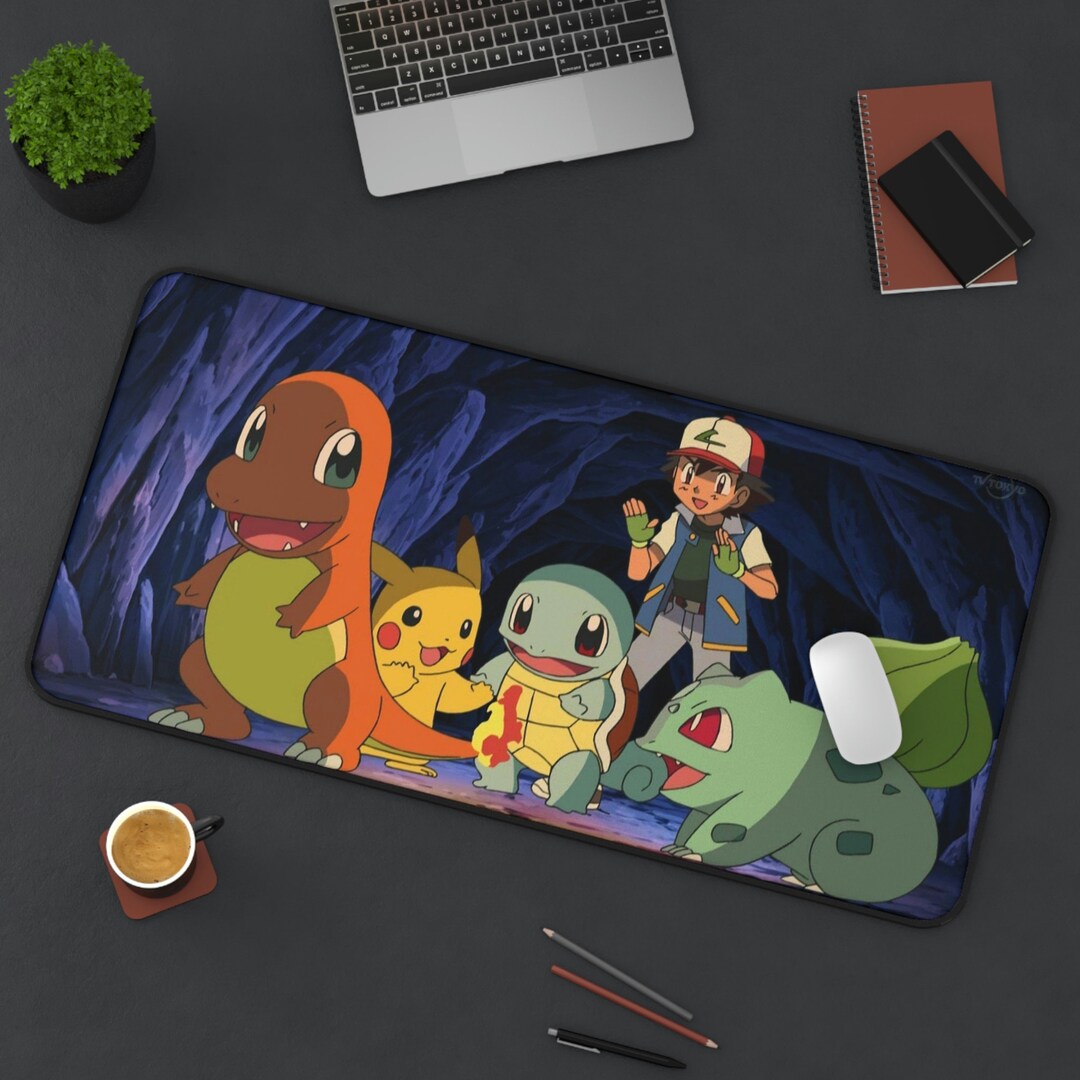 Pokemon Mouse Pad 3 Sizes Ash and Friends Mouse Pad - Etsy